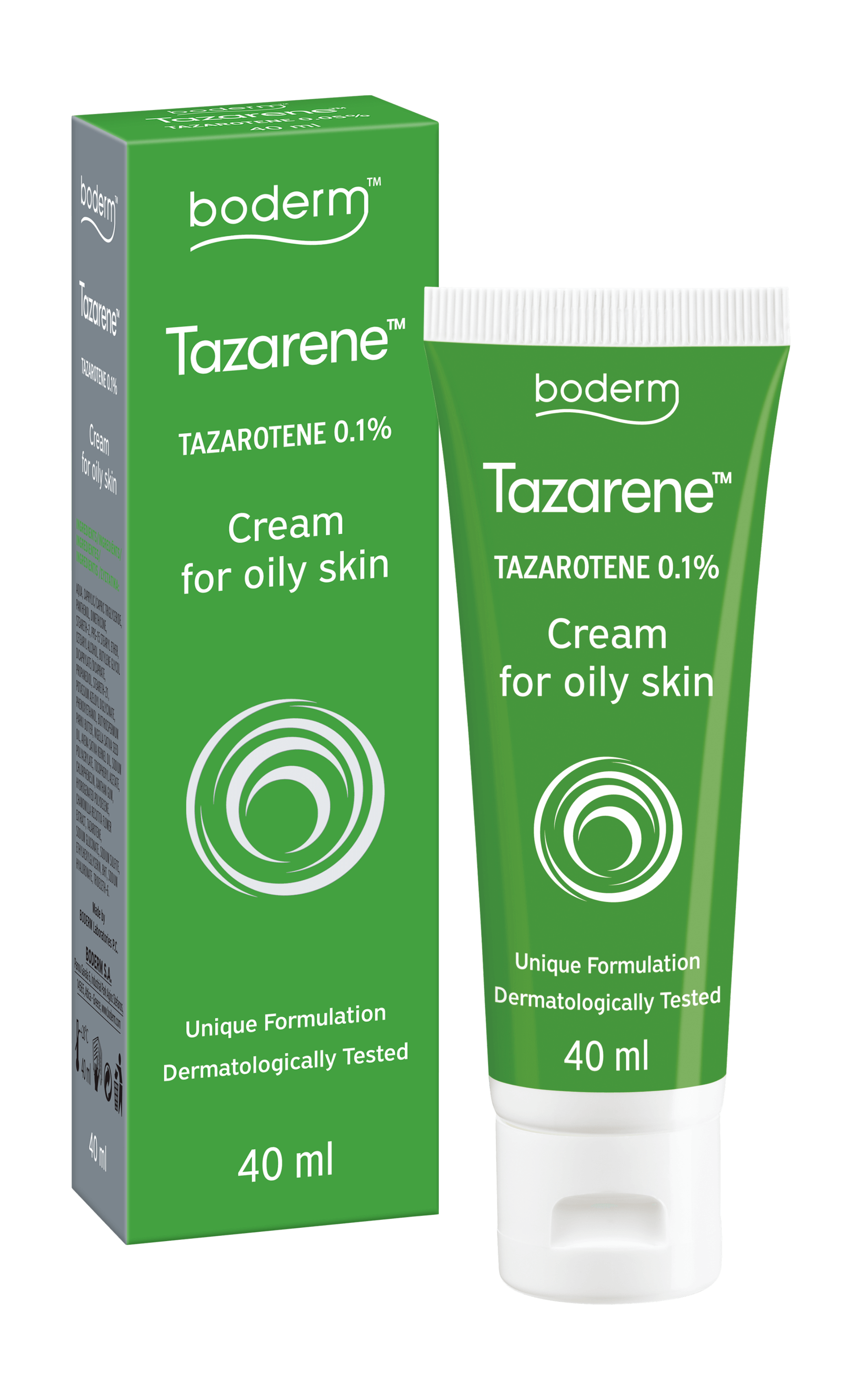 Tazarene Tazarotene 0,1% , krem do skóry tłustej, 40 ml - Apteka Dla ...
