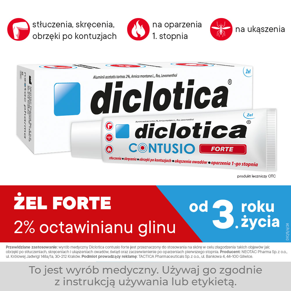 Diclotica Contusio Forte, żel, 75g - Apteka Dla Rodziny