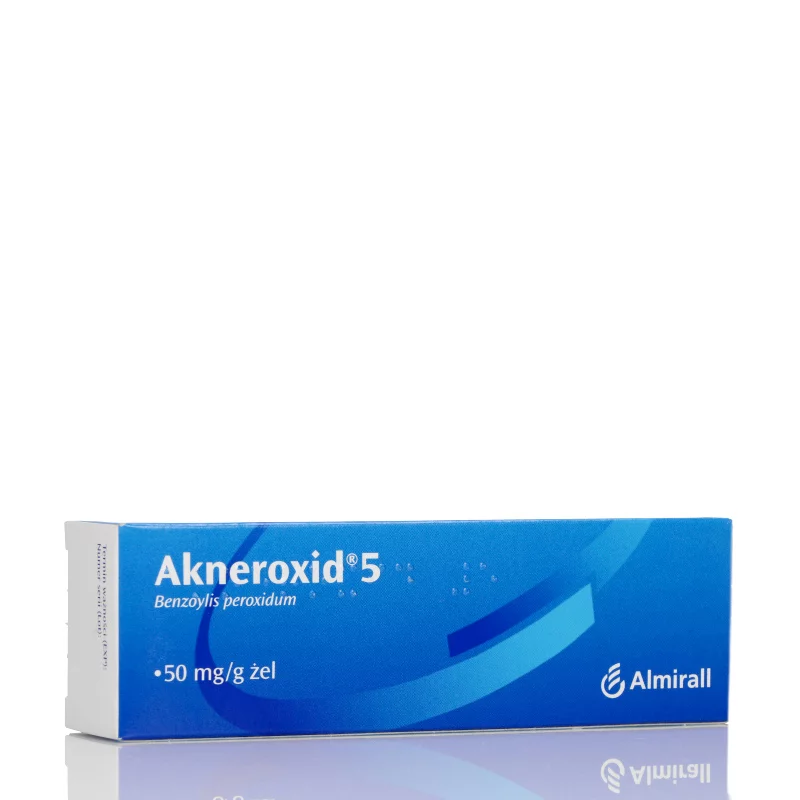 Akneroxid 5, żel na trądzik pospolity pleców i klatki piersiowej, tuba ...