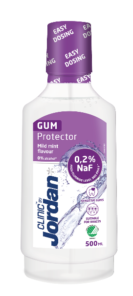 Jordan Clinic Gum Protector, Płyn do płukania jamy ustnej, 500 ml ...