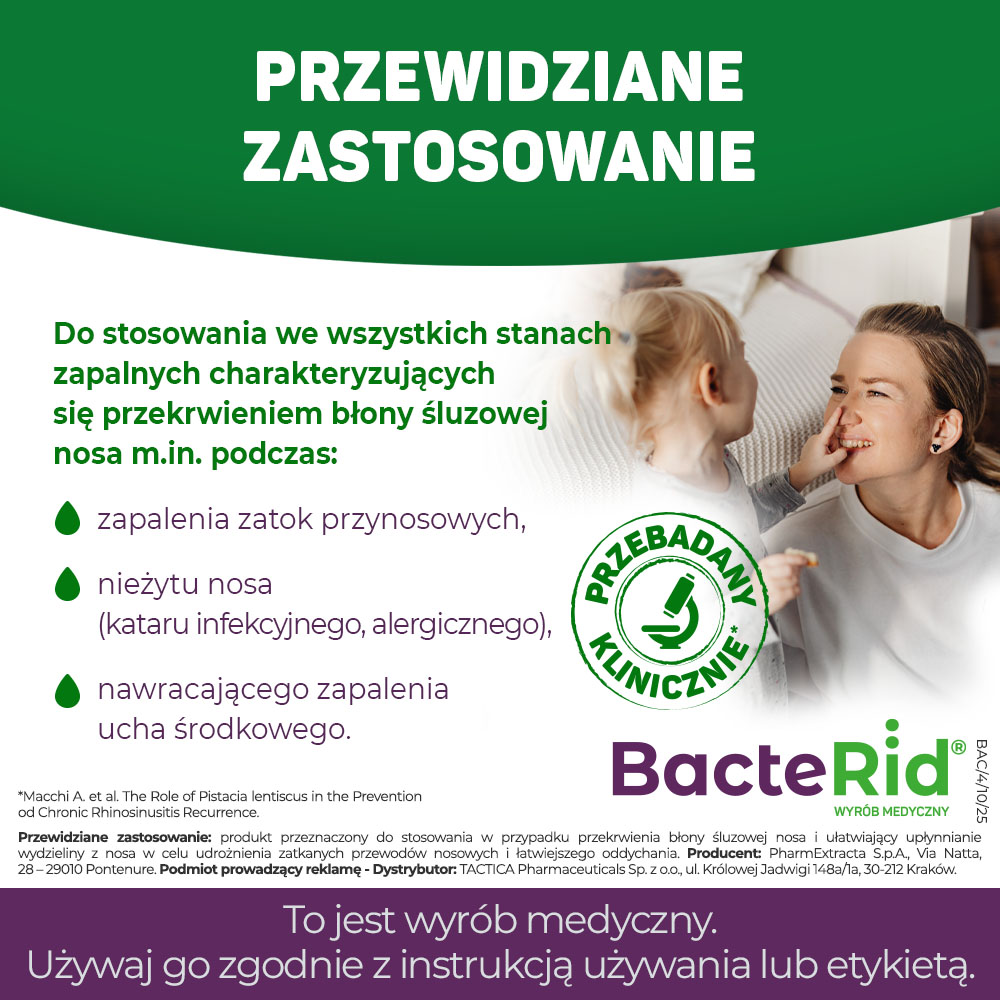 Bacterid, krople do nosa, 15 ml - Apteka Dla Rodziny