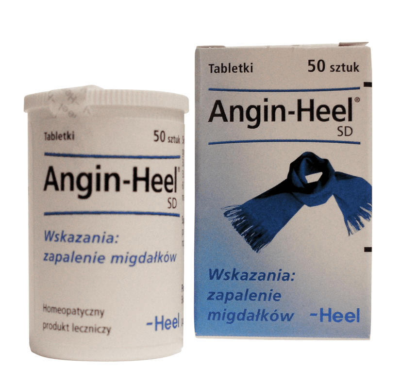 Angin-Heel SD, tabletki wspomagające w zapaleniach migdałów, 50 szt ...