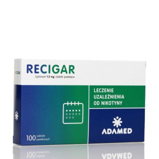 Recigar, tabletki powlekane wspomagające leczenie uzależnienia od ...