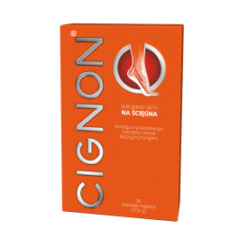 Cignon , kapsułki miękkie ze składnikami wspierającymi mocne ścięgna i ...