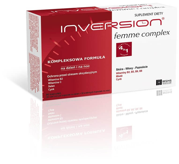 Inversion Femme Complex, kapsułki miękkie ze składnikami wspierającymi ...