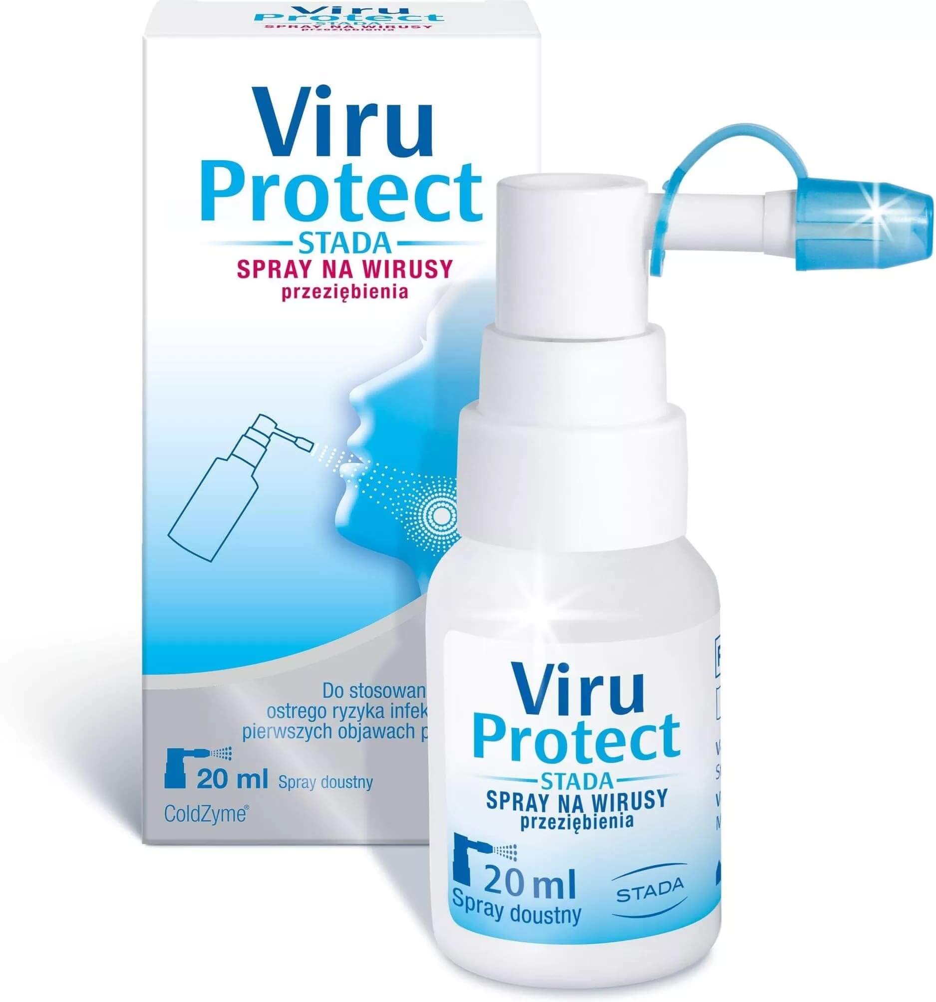 Viru Protect Stada, spray do gardła hamujący wnikanie wirusów do ...